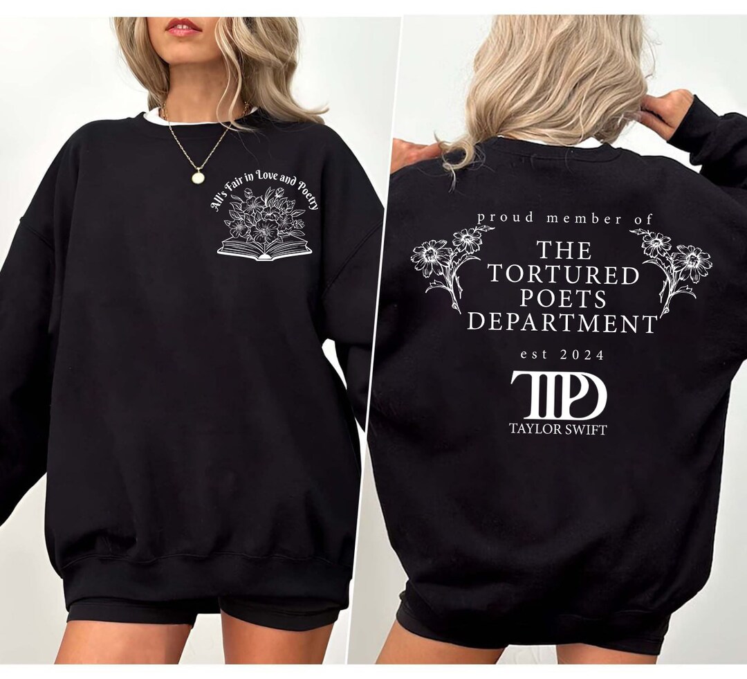 The Tortured Poets Department PNG Files for Sweatshirt, the Tortured ...