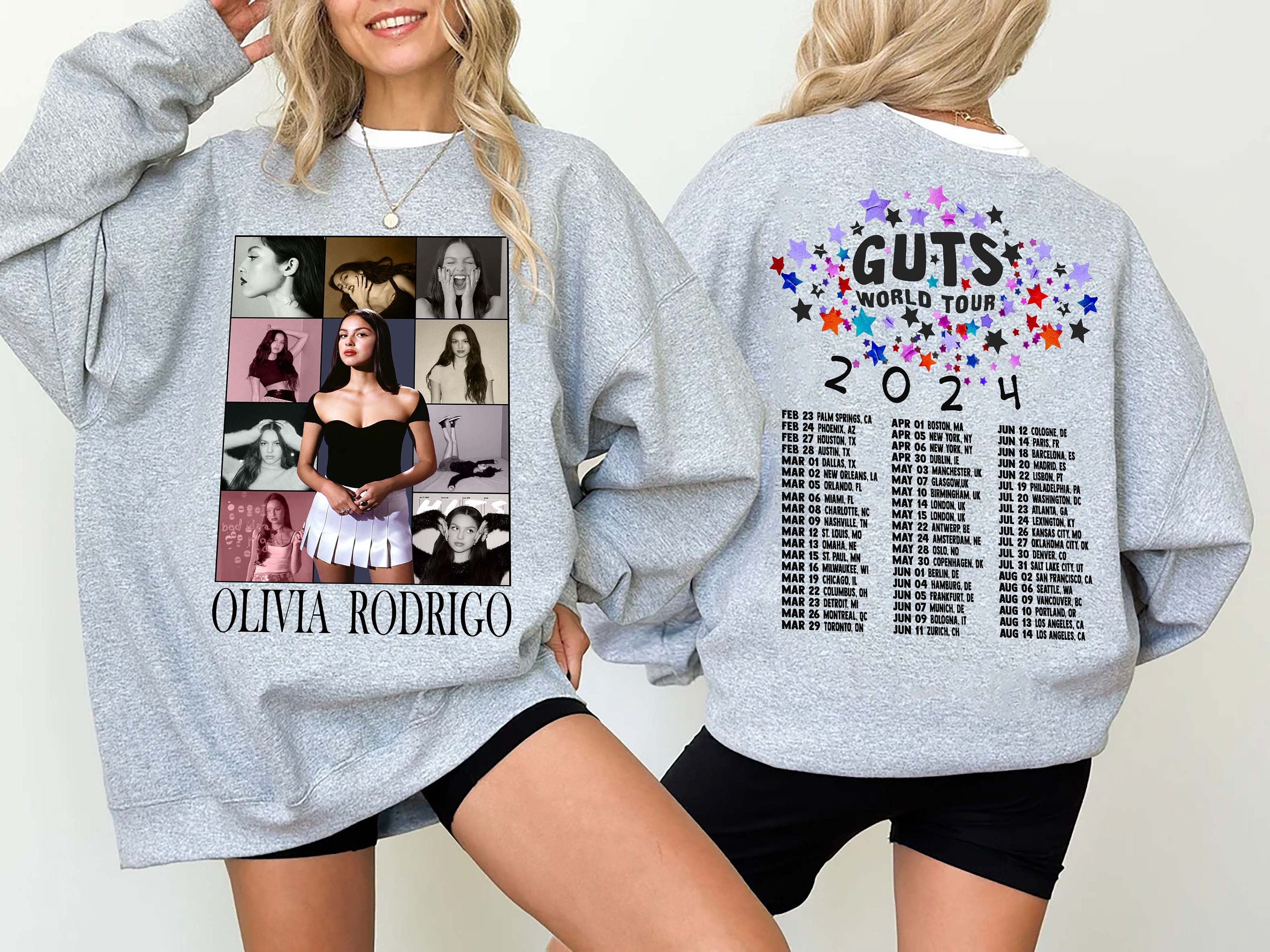 Olivia Guts Tour 2024 PNG, Olivia Rodrigo Guts Png, Olivia Track List ...