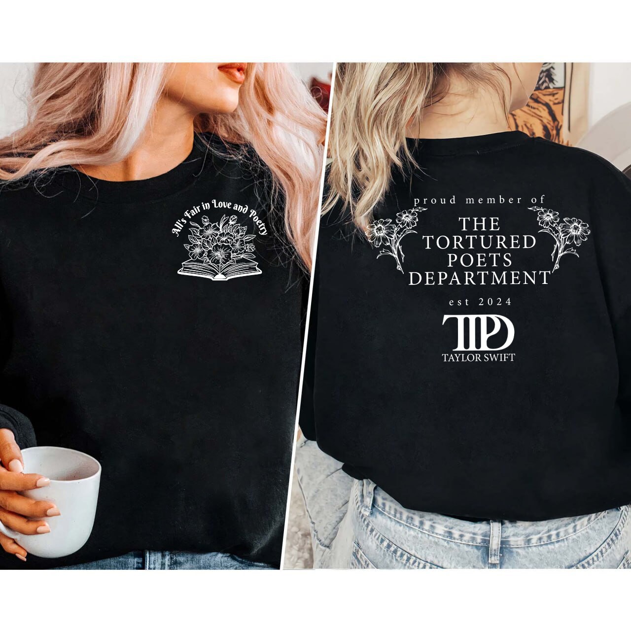 The Tortured Poets Department PNG Files for Sweatshirt, the Tortured ...