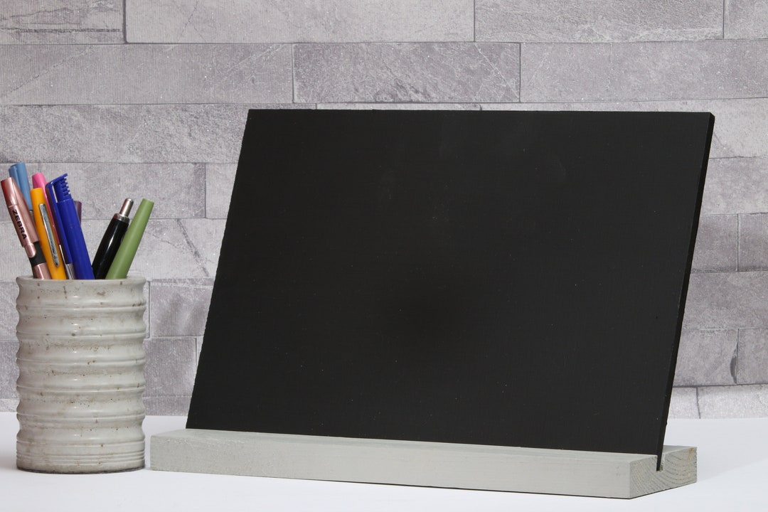 Chalkboard • Freestanding A4 Chalkboard • Grey - Etsy