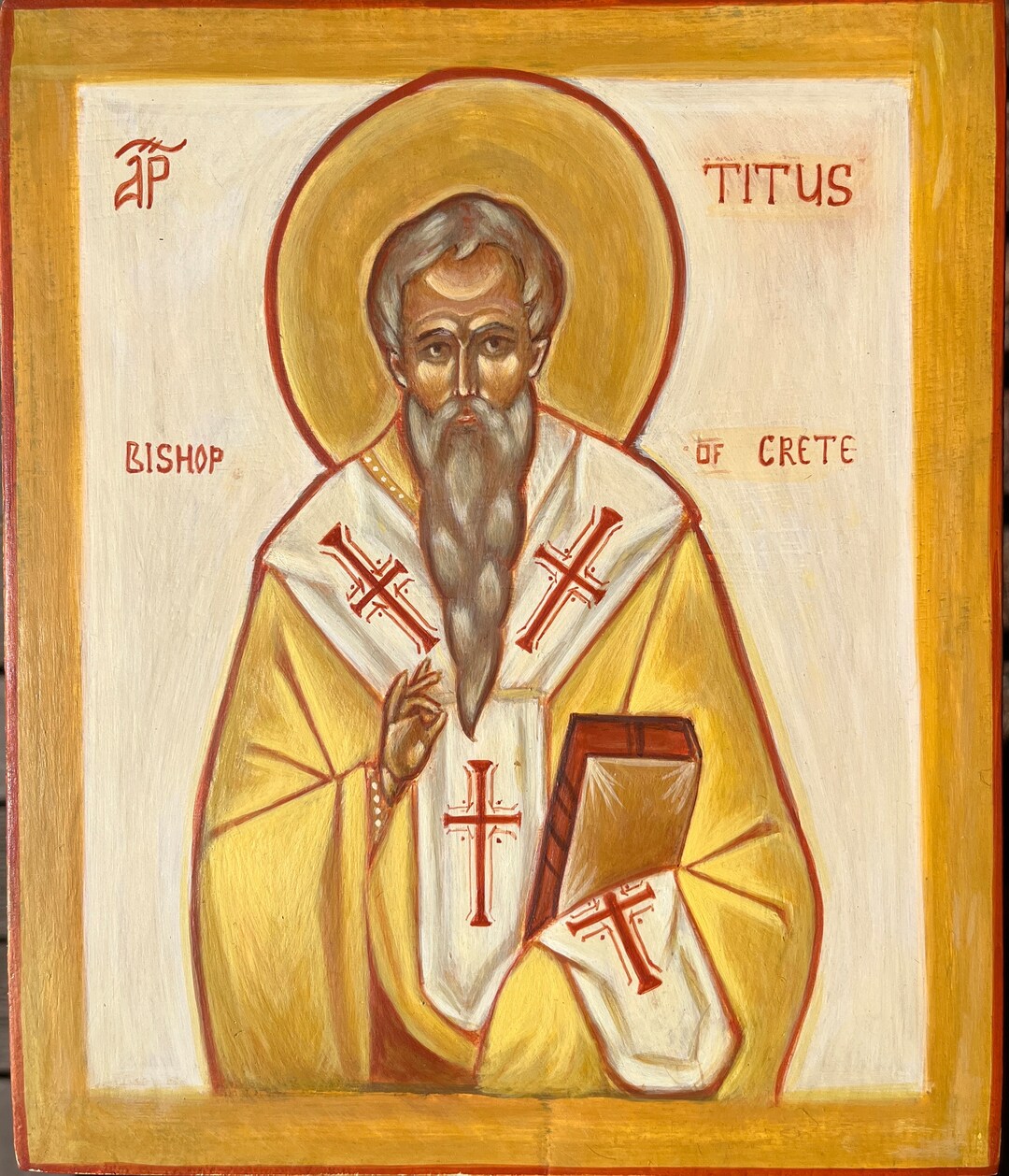Apostle Titus Orthodox Icon - Etsy