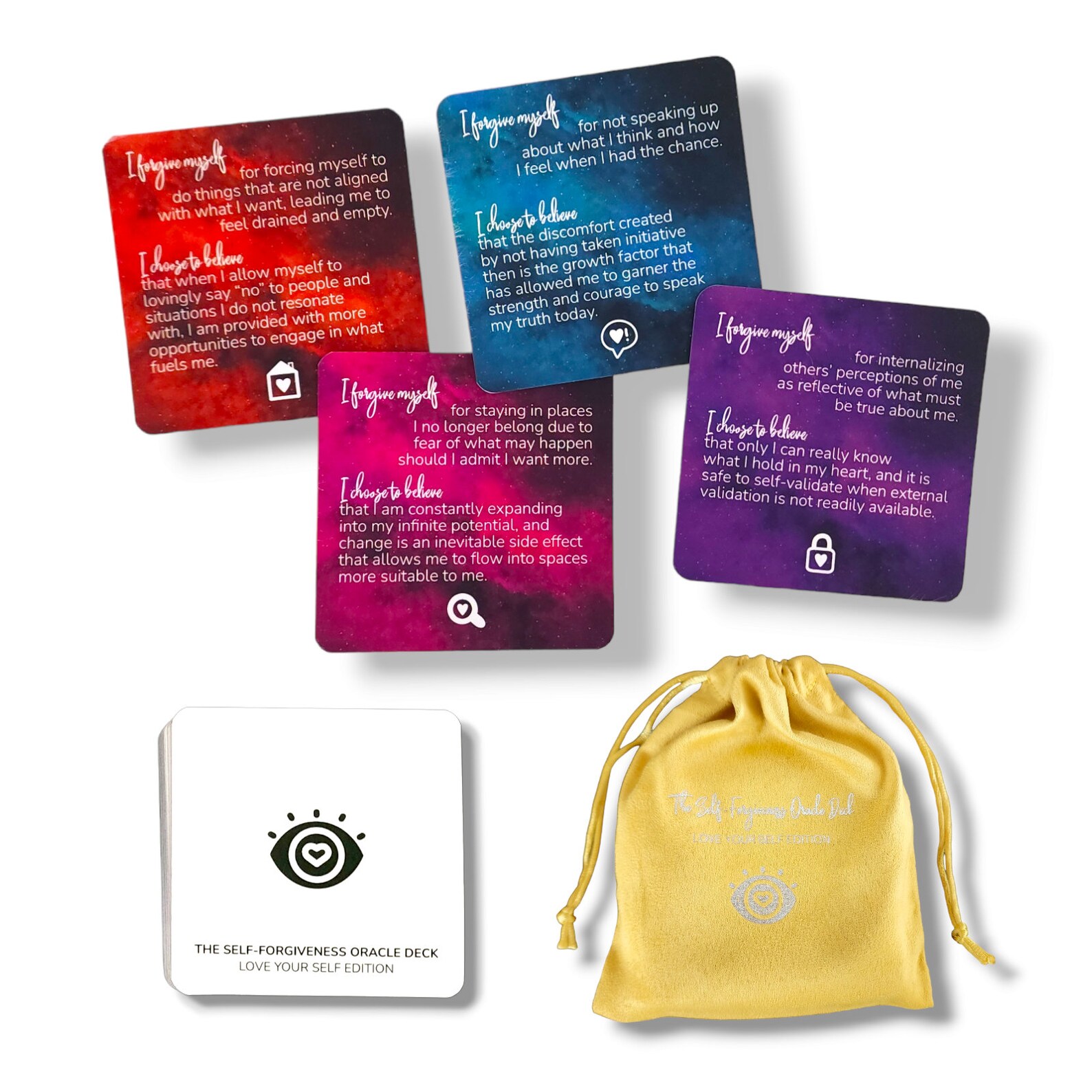 2 DECK BUNDLE - the Self-forgiveness Oracle Deck - Ur Choice 2 - Affirm ...