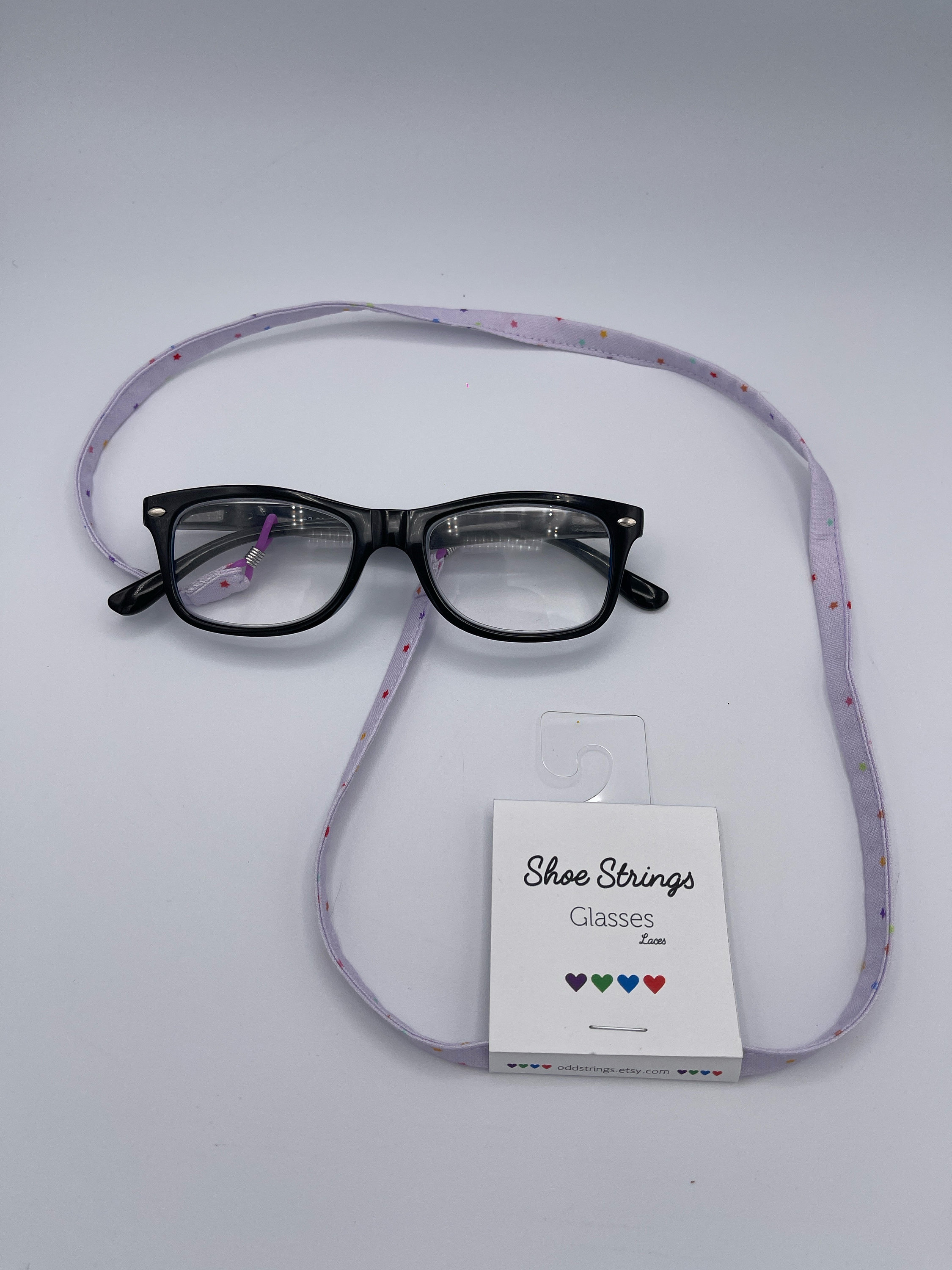 Shoe Strings Glasses Laces Tiny Stars Eyeglass Cord, Eyeglass Lanyard ...