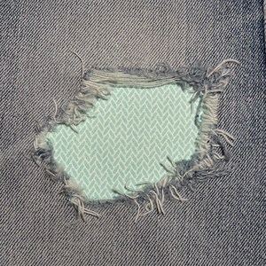 Ripped Designs Denim Patches for Knitters - Knitting and Sheep Peekaboo ...