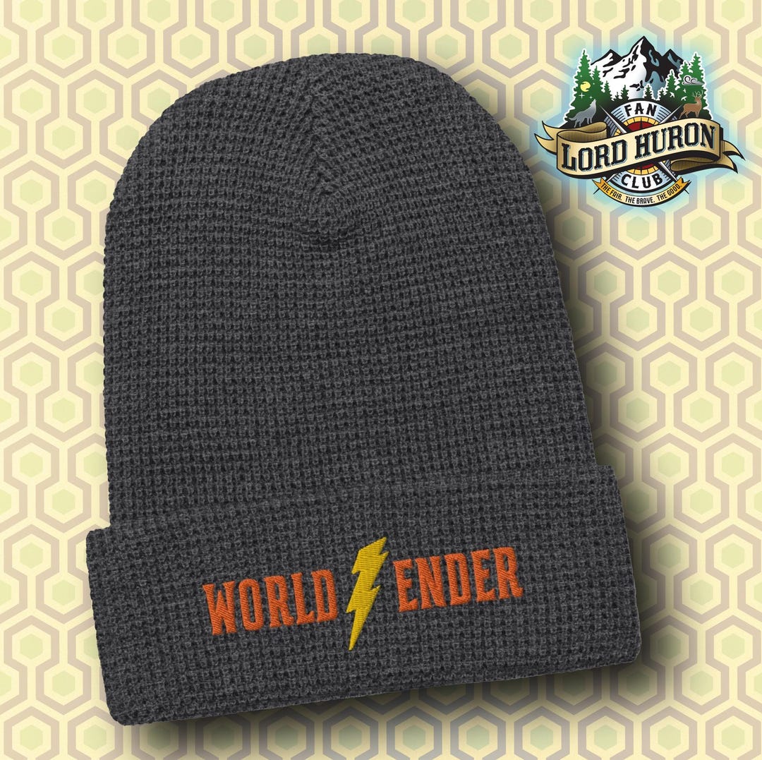 Waffle Beanie, LHFC, Lord Huron, Fan Club, World Ender, Hat, Skull Cap ...