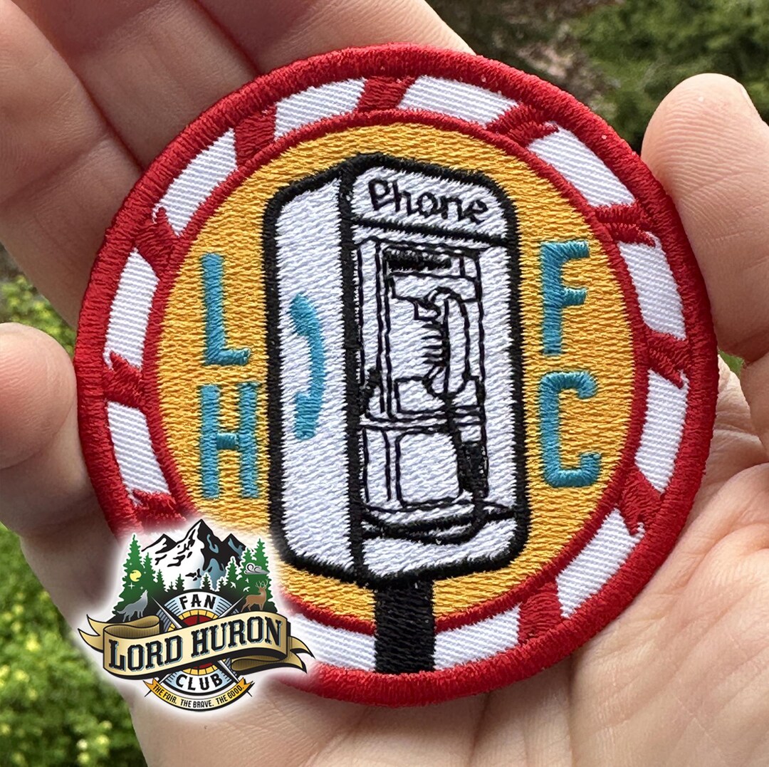 Embroidered Patches, LHFC, Phone, Payphone, World Ender, Strange Trails ...