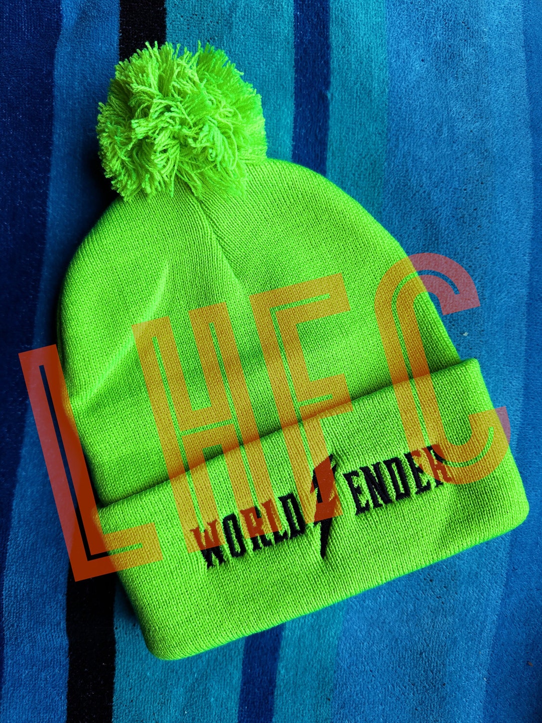 Pom-pom Beanie,lhfc, Lord Huron, Fan Club, World Ender, Hat, Skull Cap ...