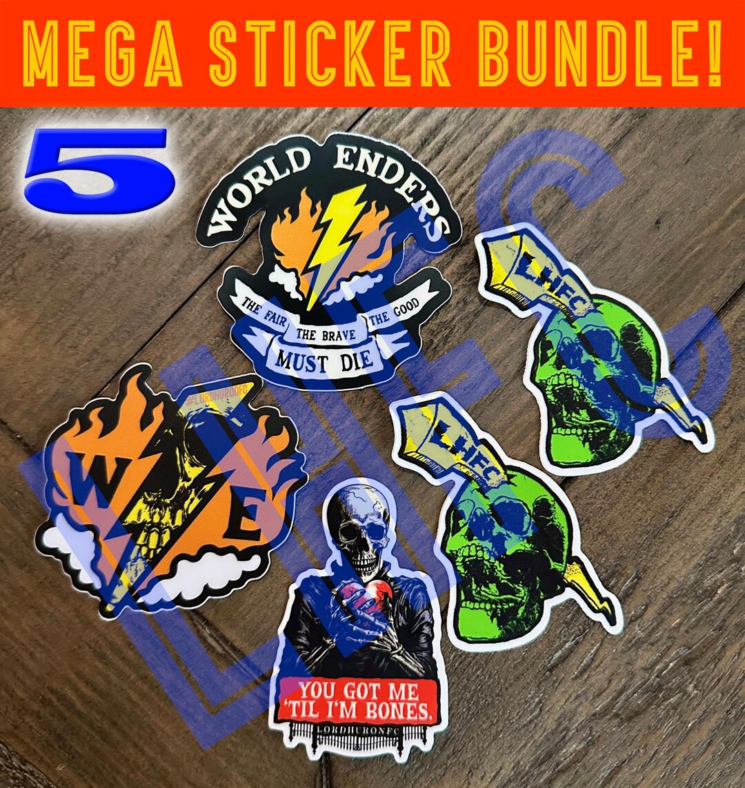 LHFC Lord Huron Fan Club Merch FIVE STICKER Pack Vinyl, Decal, Laptop ...