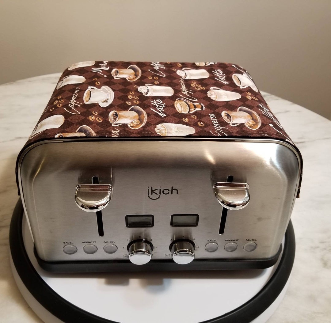 Coffee Themed Toaster Huggee Cover and It's Magnetic - Etsy