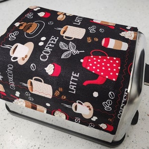 Toaster Covers for 2 Slice Toasters-coffee Theme Print - Etsy