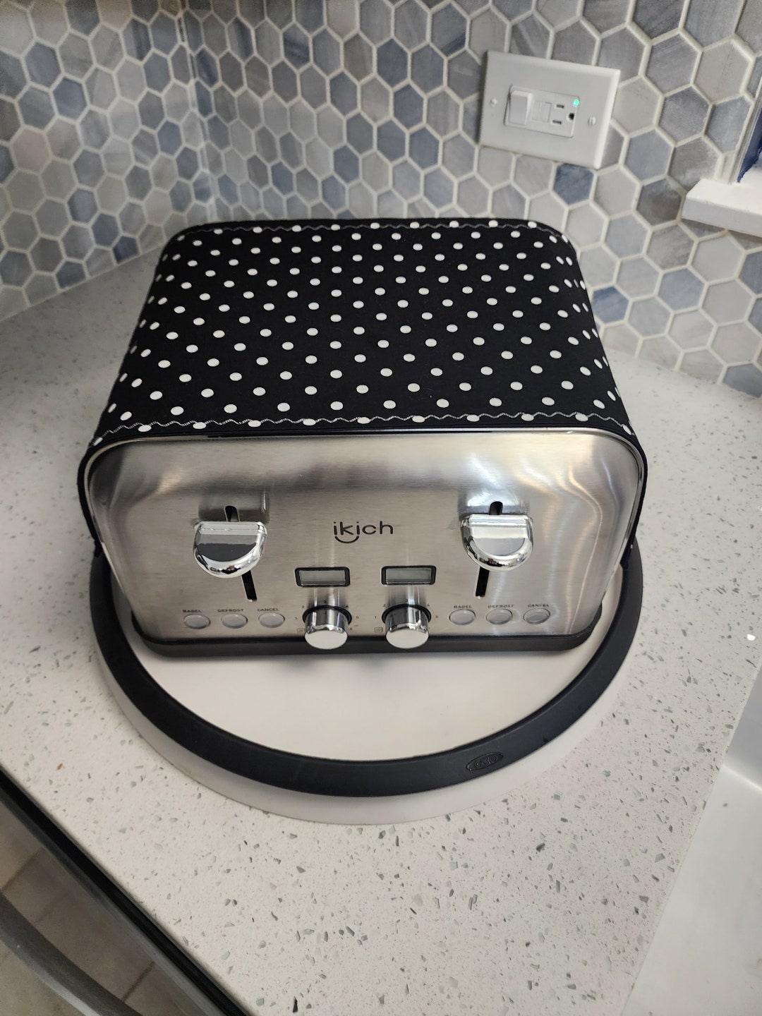 Toaster Cover 2 Slice - 4 Slice Decorative Magnetic Fabric Toaster ...