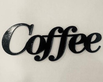 Coffee Metal Wall Hanging Sign - Etsy