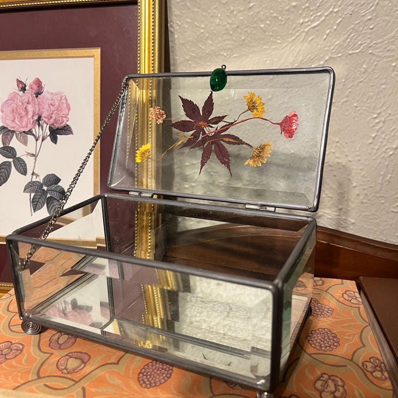 Pressed Flower Glass - Etsy