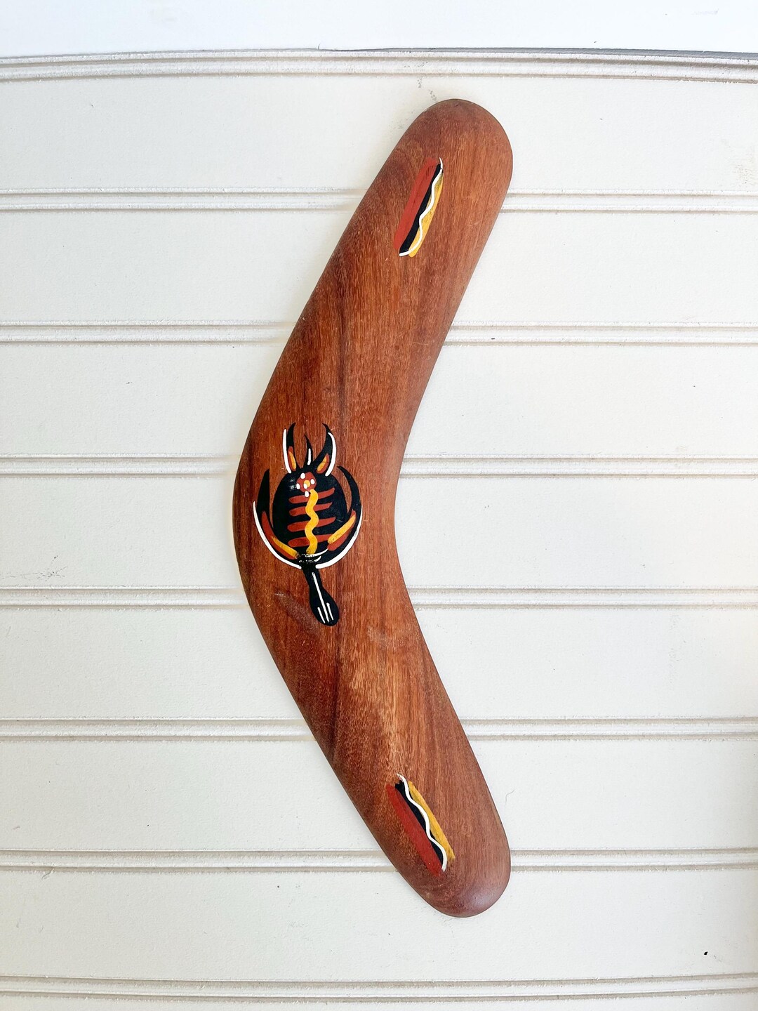 Aboriginal Australian Boomerang - Hand Painted Boomerang Made From ...