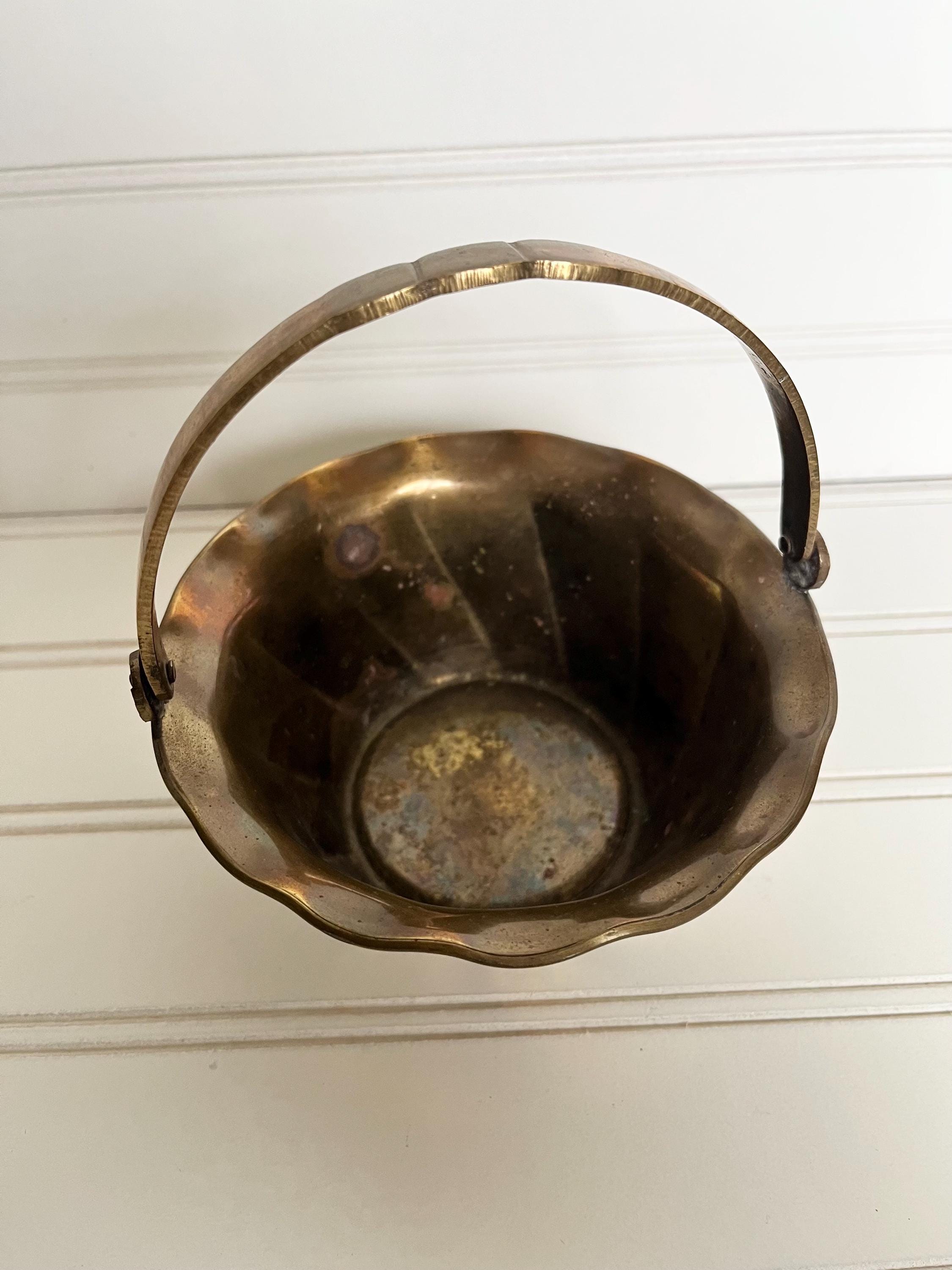 Solid Brass Bucket - Etsy
