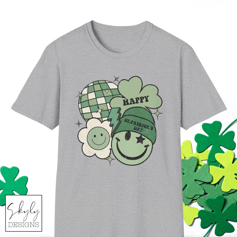 Retro St. Patrick's Day T Shirt St. Patrick's Day Shirt Grunge St ...