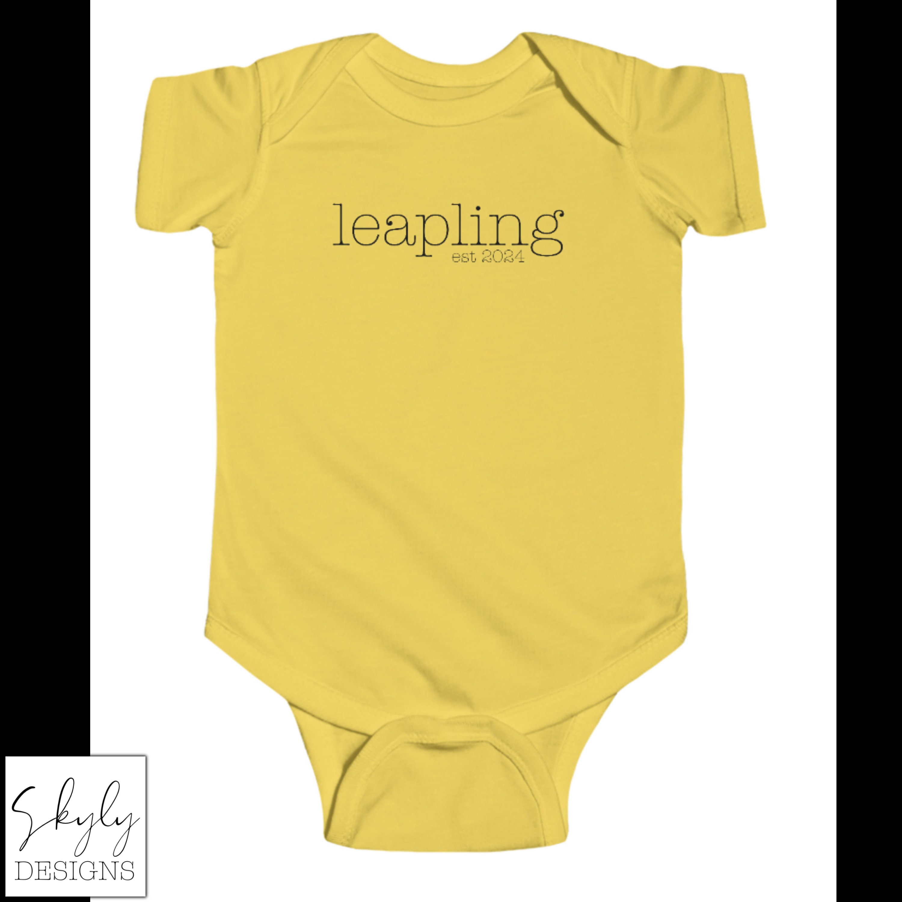 Leap Year Baby Onesiec Leap Year Infant Bodysuit Leap Year Baby Gift ...