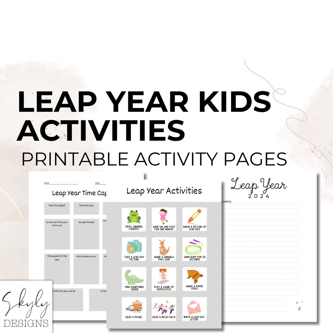 Leap Year Activities Leap Year Kids Activity Leap Year Classroom ...