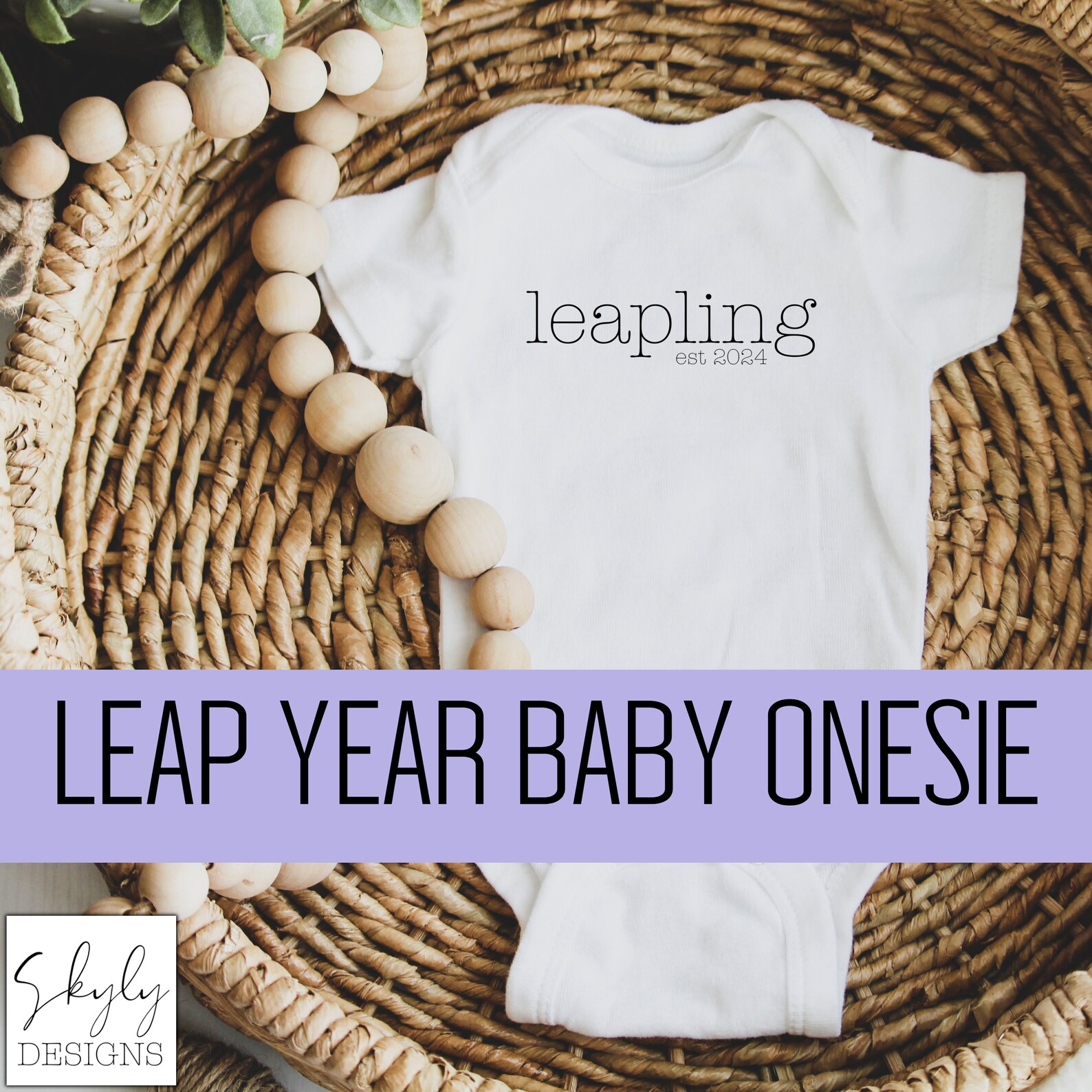 Leap Year Baby Onesiec Leap Year Infant Bodysuit Leap Year Baby Gift ...