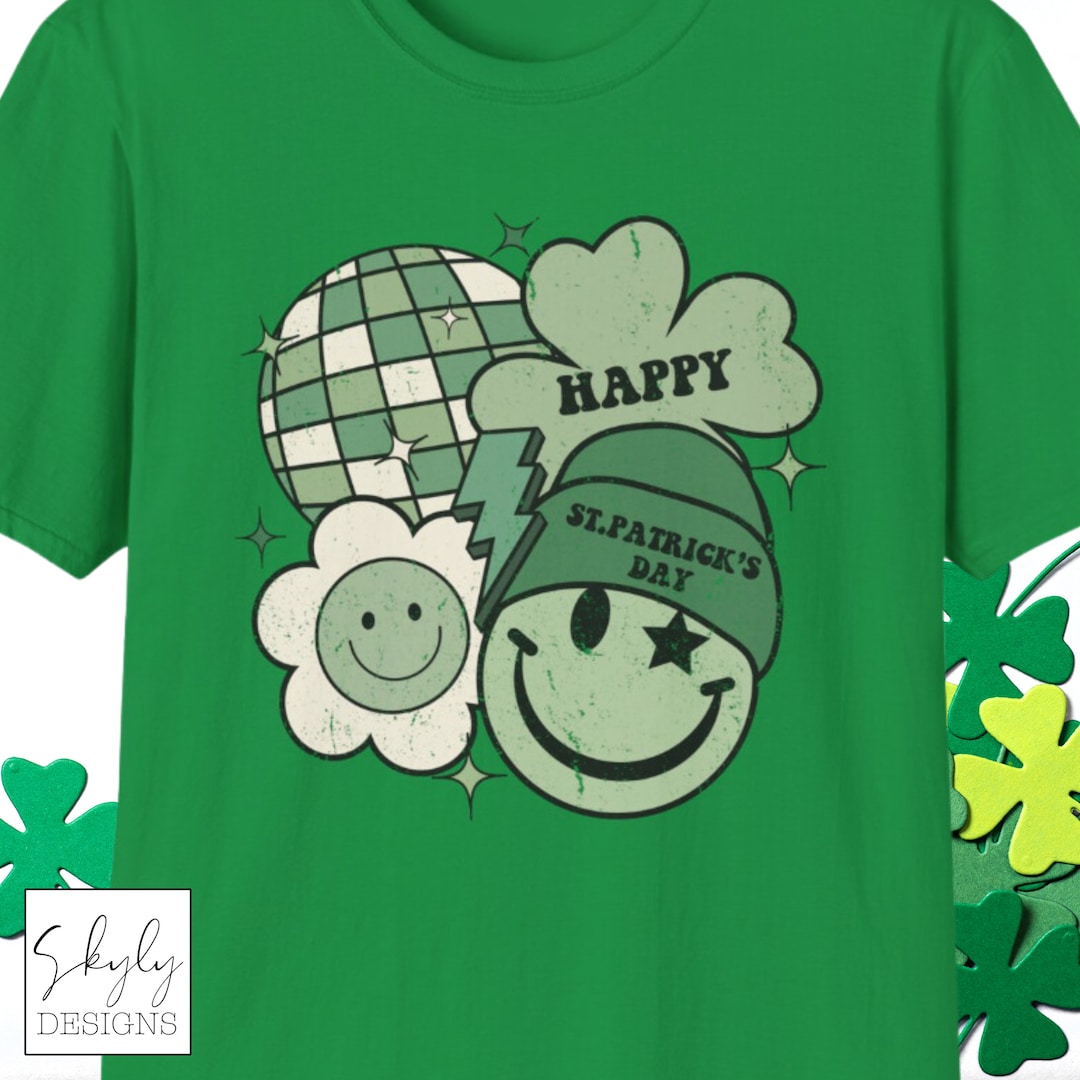 Retro St. Patrick's Day T Shirt St. Patrick's Day Shirt Grunge St ...