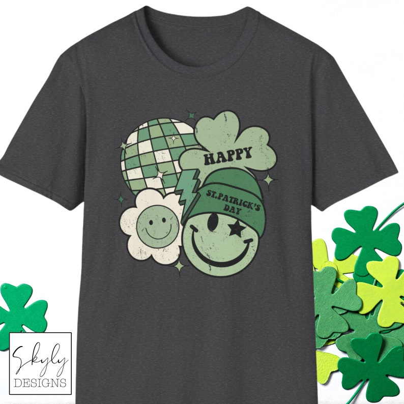 Retro St. Patrick's Day T Shirt St. Patrick's Day Shirt Grunge St ...
