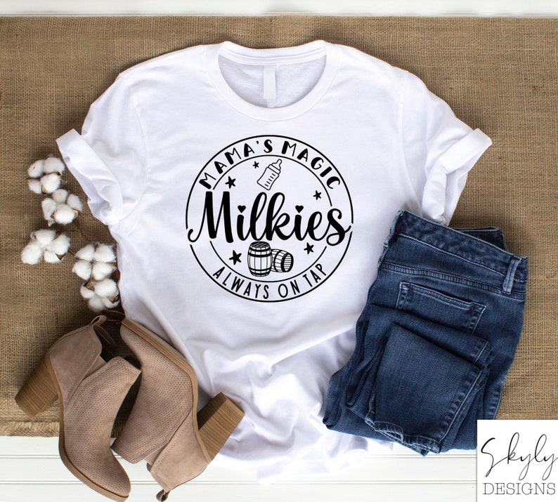 Breastfeeding Shirt SVG Mama's Magic Milkies SVG Breastfeeding SVG ...