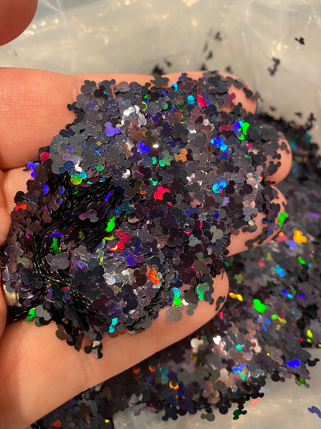 Mickey Glitter Glitter Resin Glitter Mouse Glitter Holographic Glitter ...