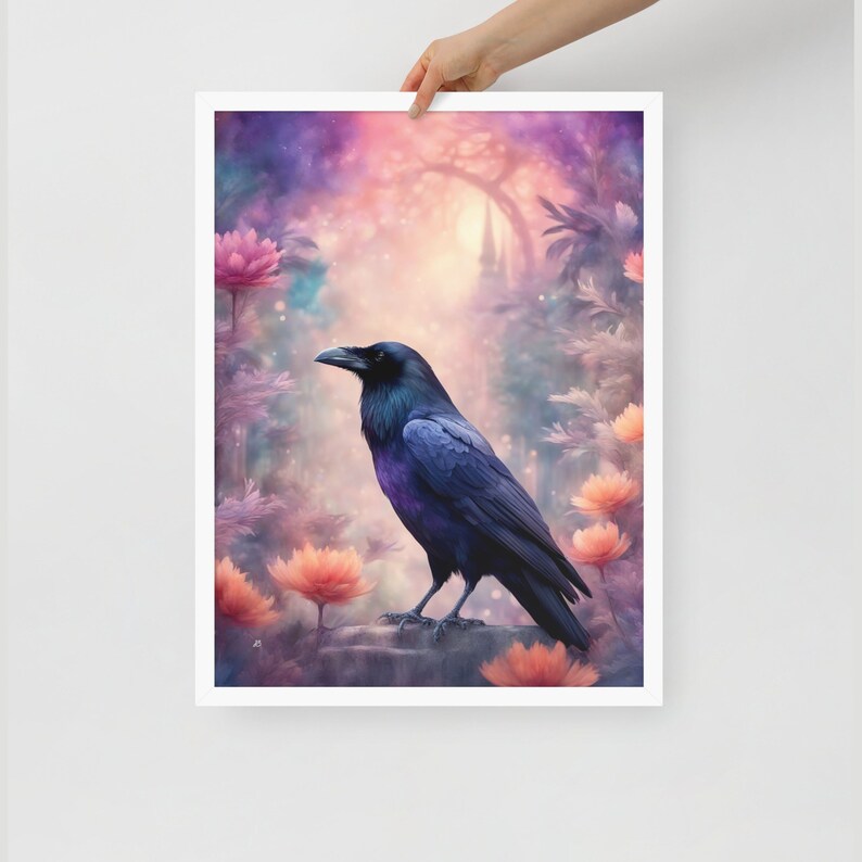 Bird Collection: Raven Digital Art, Digital Print, Printable Art ...