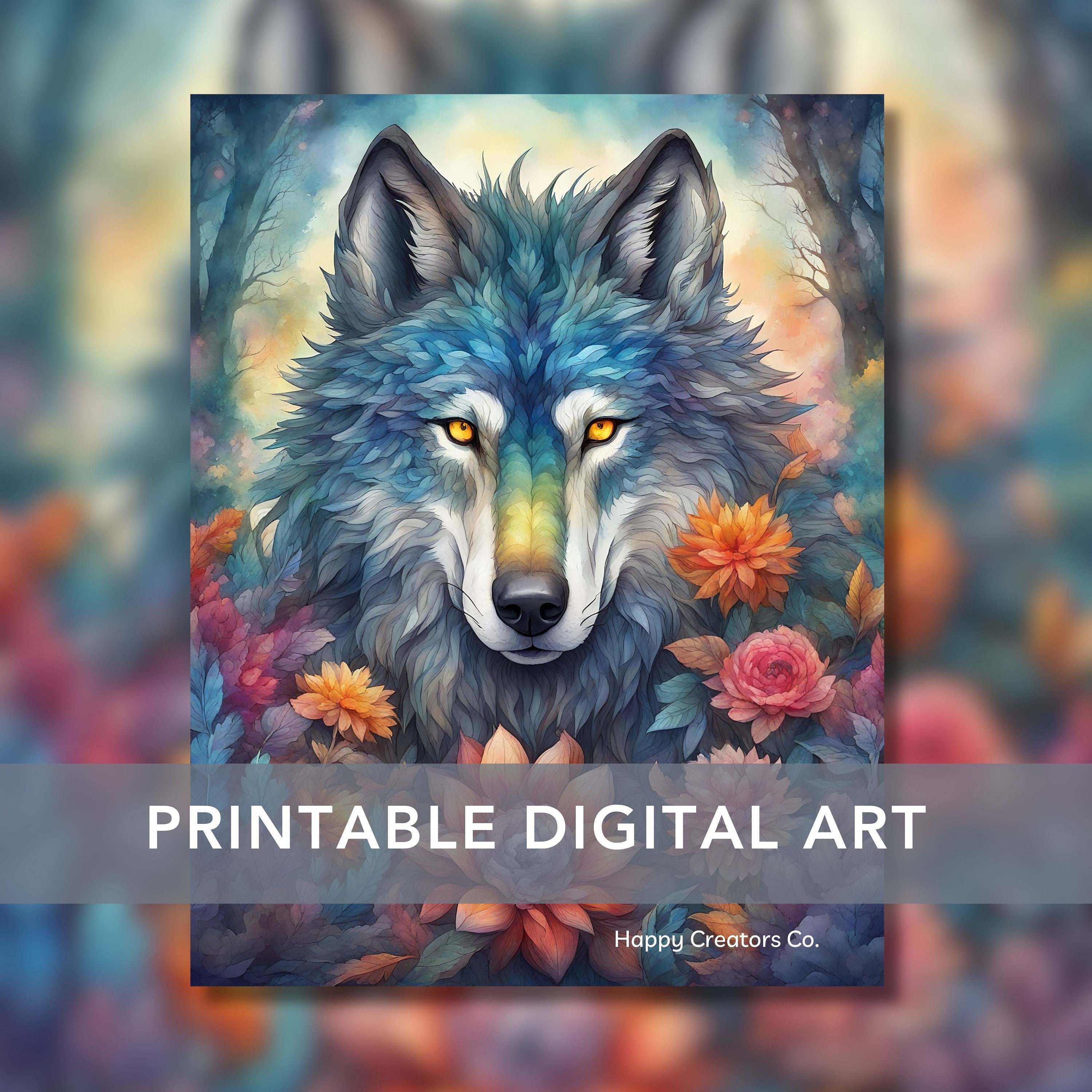 Mythical Creatures Collection: Amarok Digital Art - Etsy