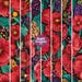 Red Florals Digital Paper Pack - Set No. 1, Floral Design, High ...