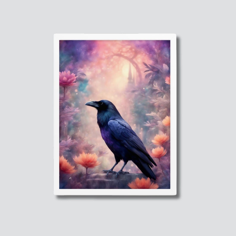 Bird Collection: Raven Digital Art, Digital Print, Printable Art ...