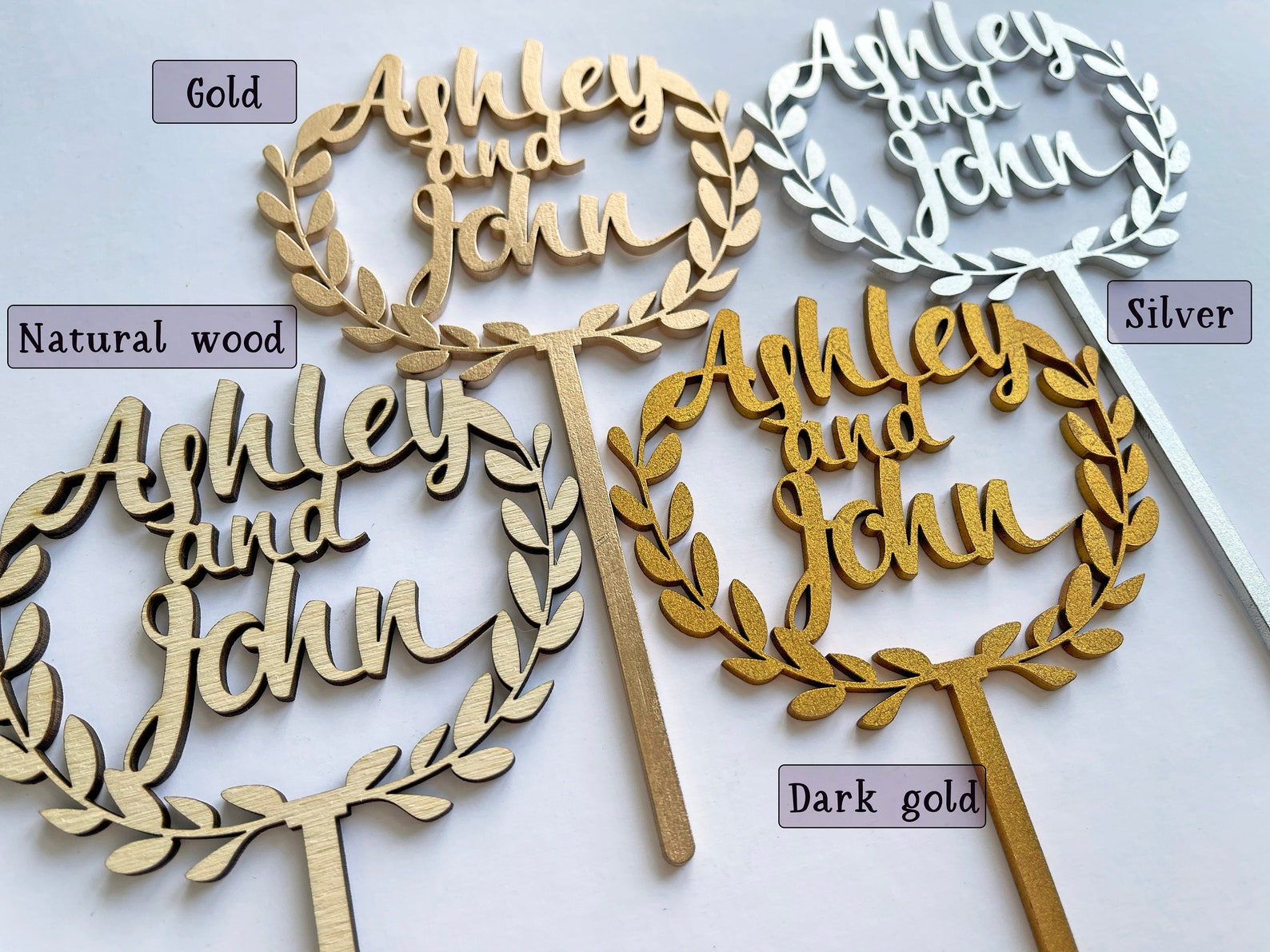 Personalized Wedding Cake Topper Custom Cake Topper Last - Etsy