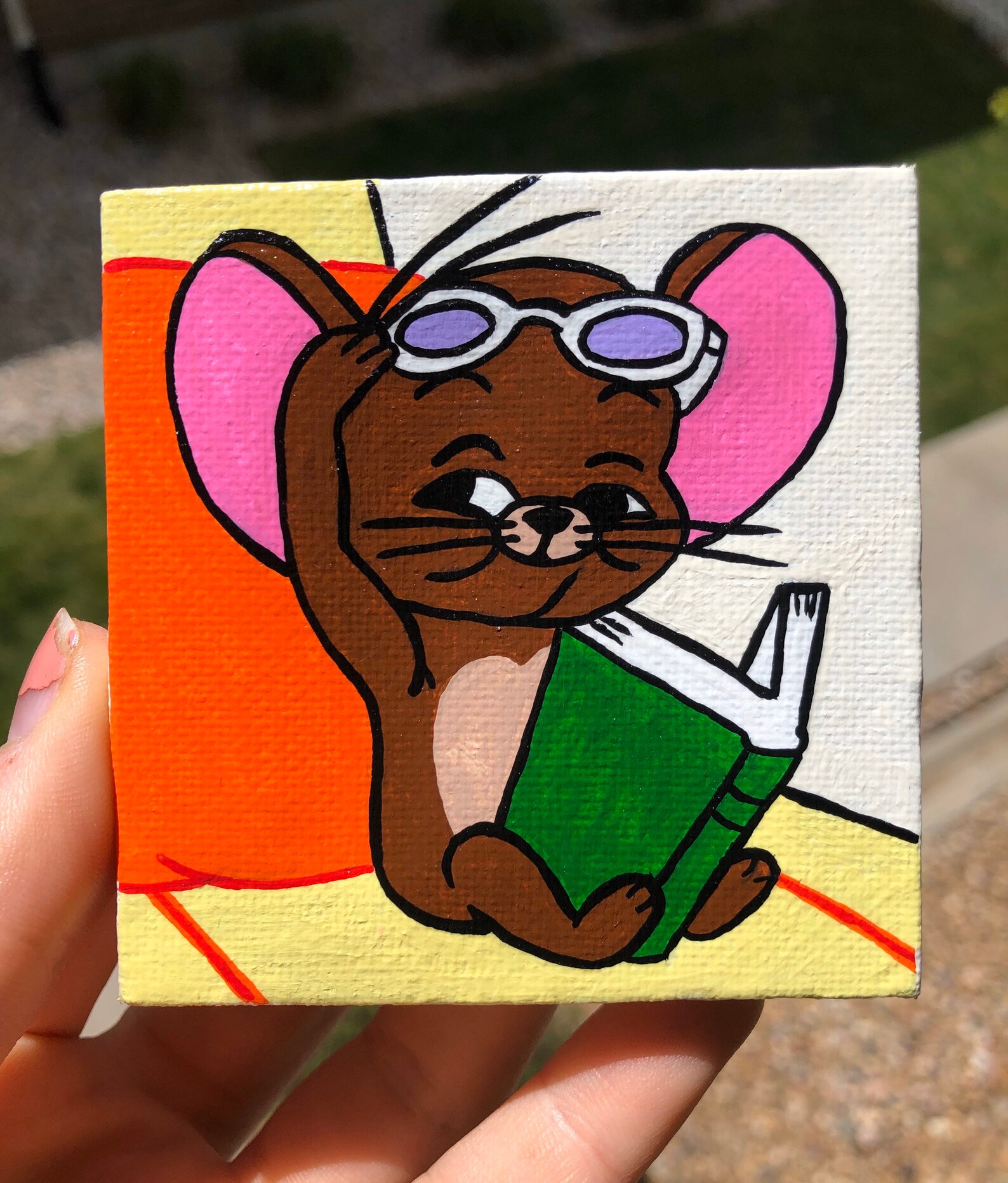 Mini Canvas Art / Tom and Jerry - Etsy