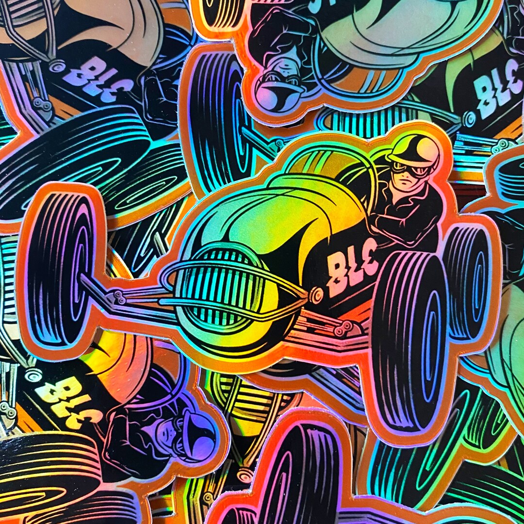 BOARD TRACK RACER | Hologram Sticker | Racing Sticker | Vintage Racing ...