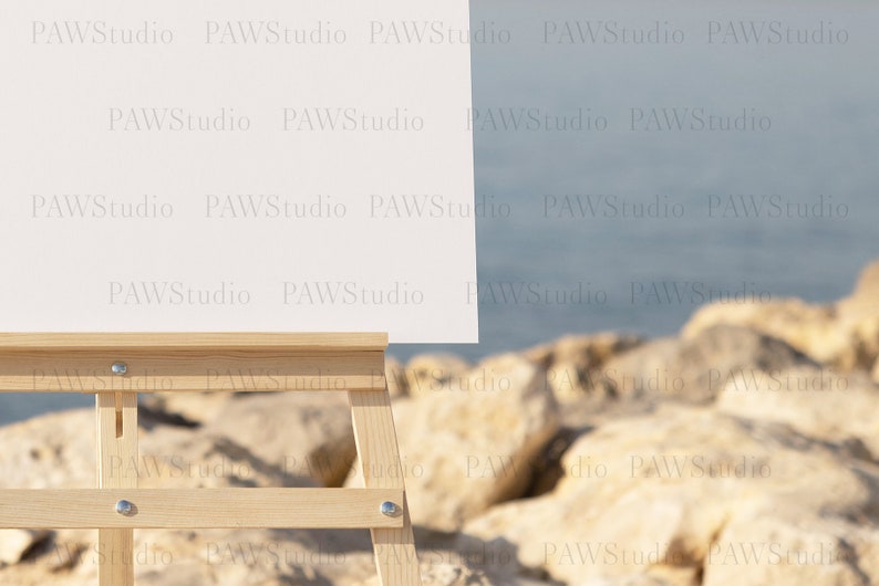 Welcome Sign Mockup Easel Sign Mockup Easel Mockup Sign - Etsy