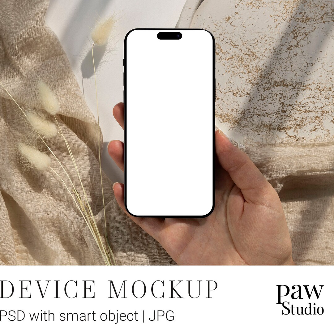 Phone Mockup, Device Mockup, iPhone Mockup, Digital Card Mockup, Social ...
