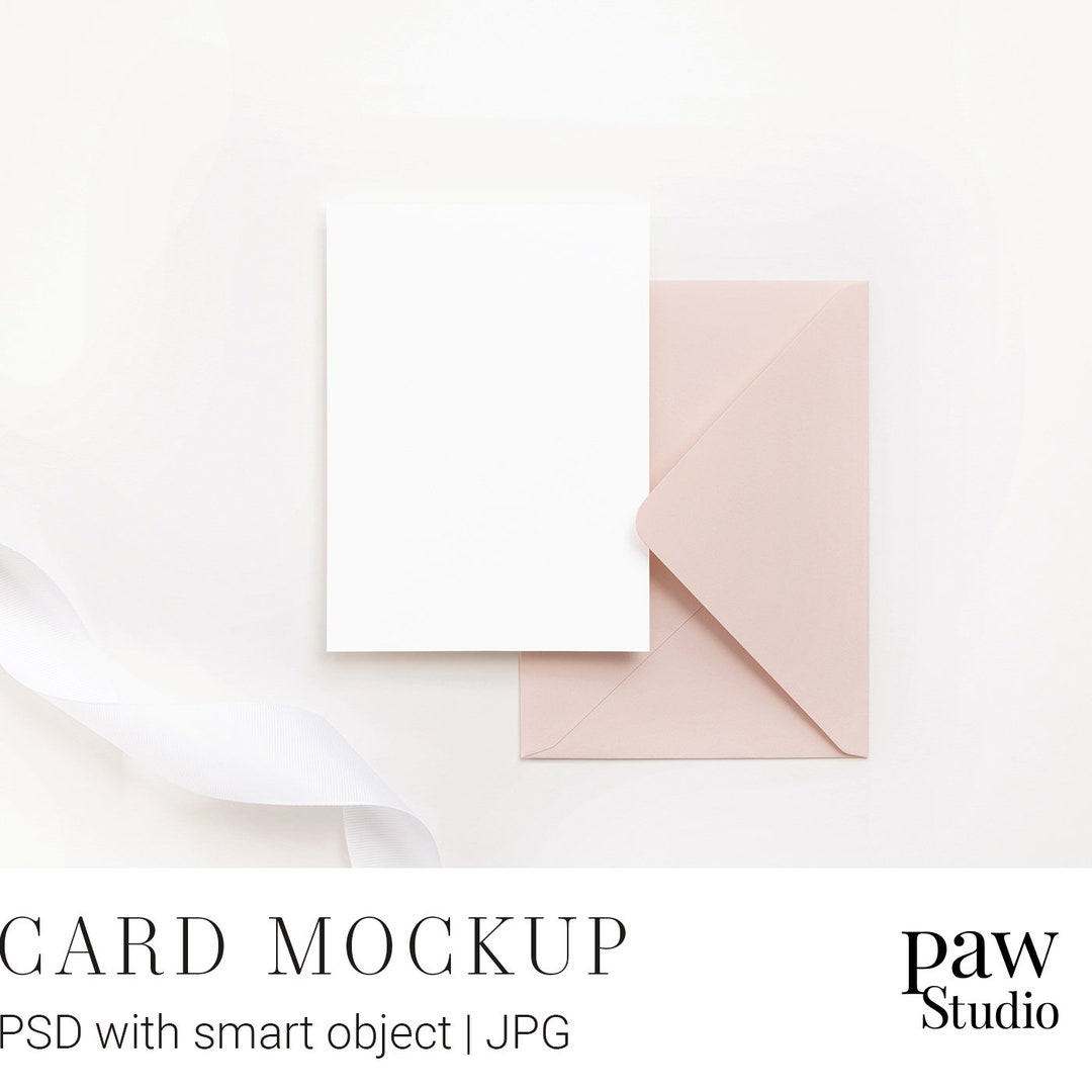 5x7 Card Mockup,greeting Card Mockup,psd Mockup,invitation Mockup ...