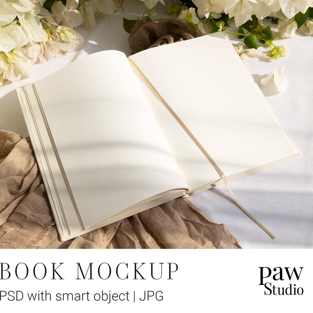 Notebook Mockup, Book Mockup, Journal Mockup, Book Cover Mockup, Diary ...