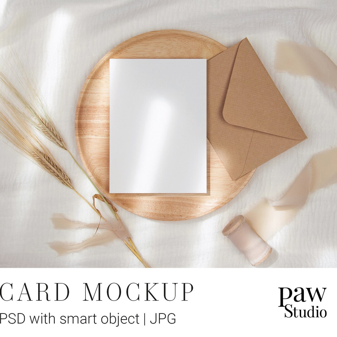 Card Mockup,wedding Mockup,5x7 Card Mockup,digital Mockup,psd Mockup ...