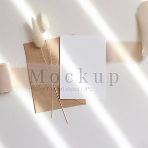 5x7 Card Mockupgreeting Cardposter Mockupmockupcard - Etsy