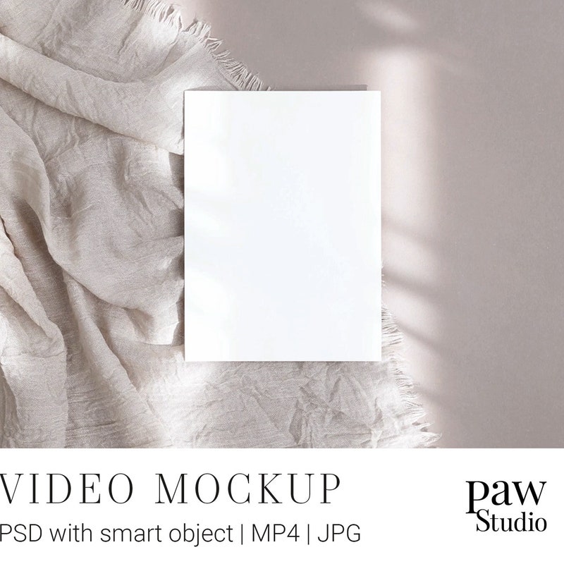 Video Presentation Mockup - Etsy