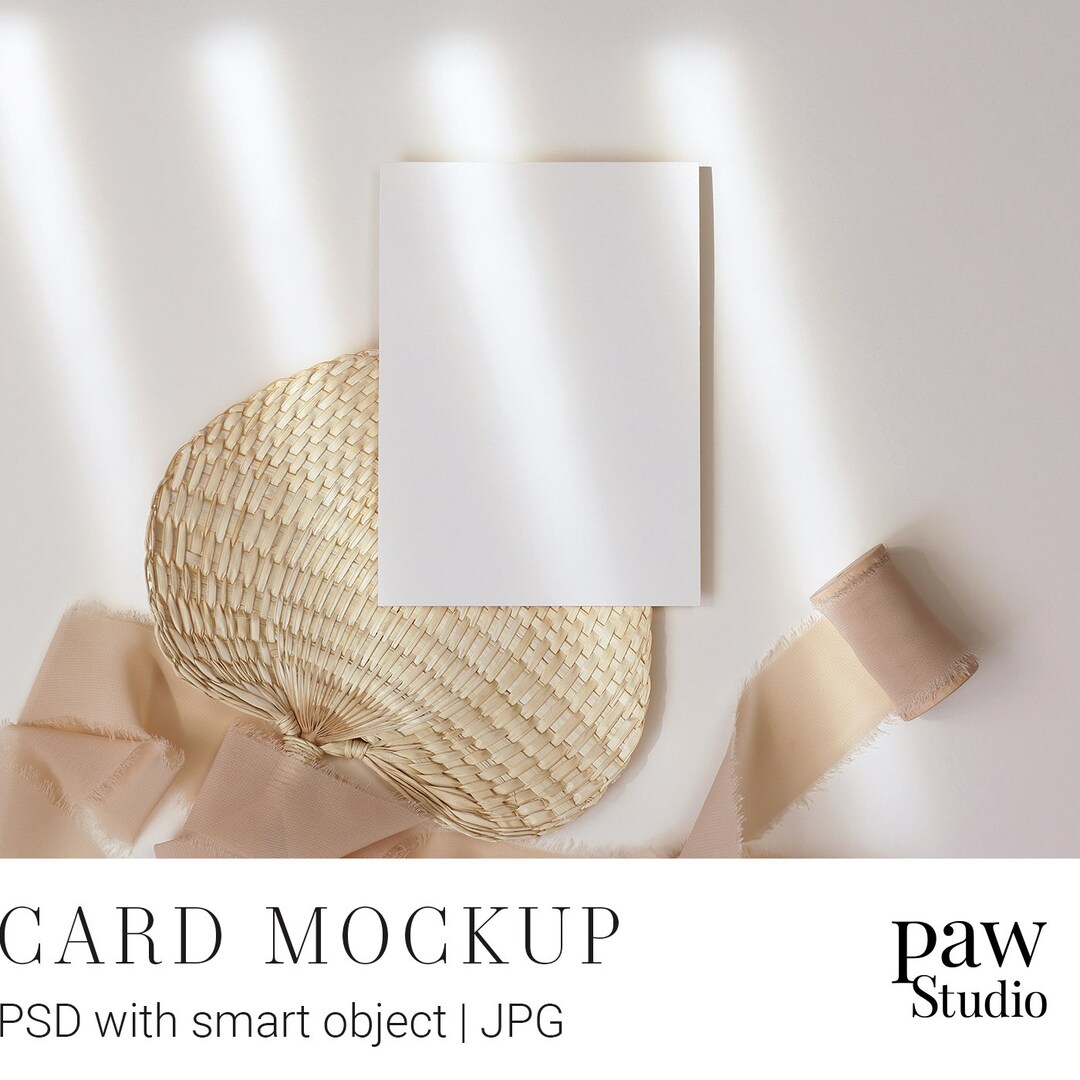 Card Mockup,stationery Mockup,greeting Card,smart Object Mockup ...