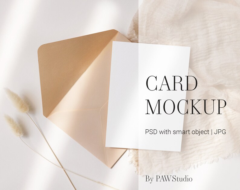 Card Mockup Greeting Card Mockup Template Wedding Mockup - Etsy