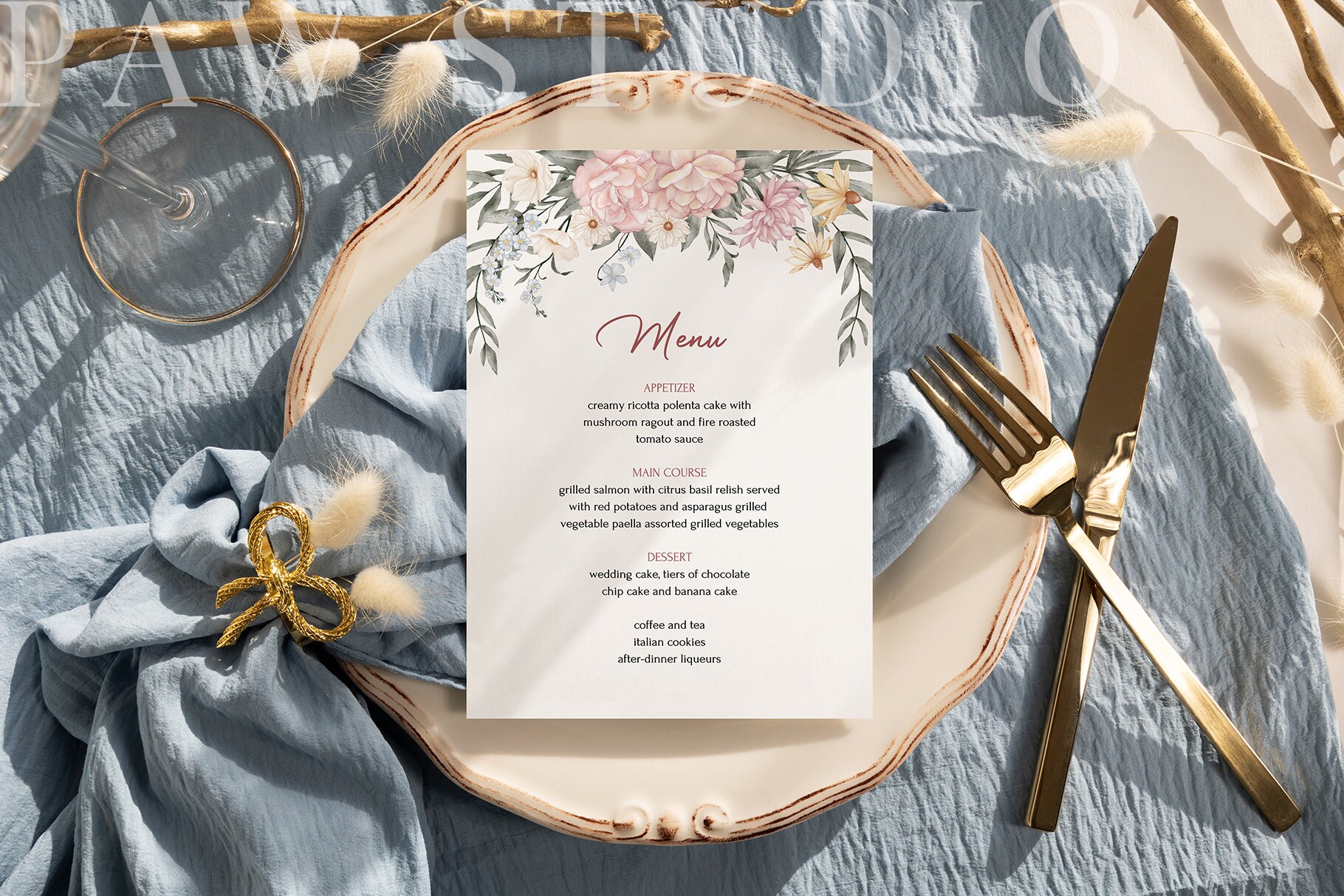 Card Mockup, Menu Mockup, 5x7 Card Mockup, Menu Card Mockup, Blank Card ...