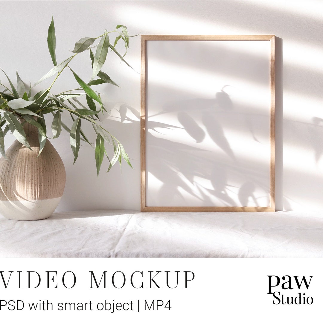 Photo Frame Video Mockup,invitation Mockup,mockup Video,frame Mockup ...