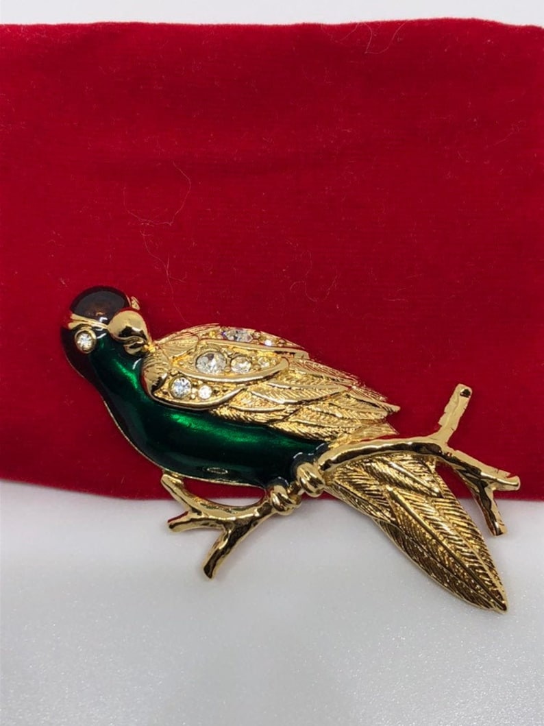 Vintage Enamel Avon Brooches With Lots of Rhinestones (all Intact ...