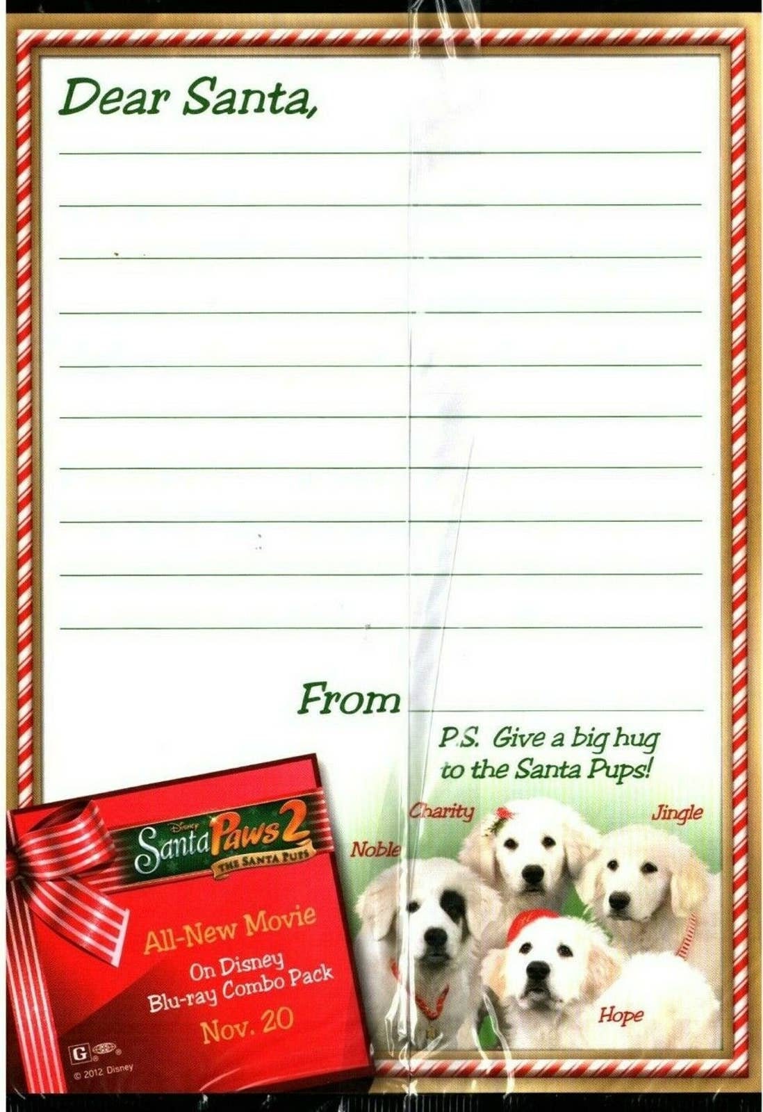 Disney Dear Santa Letters