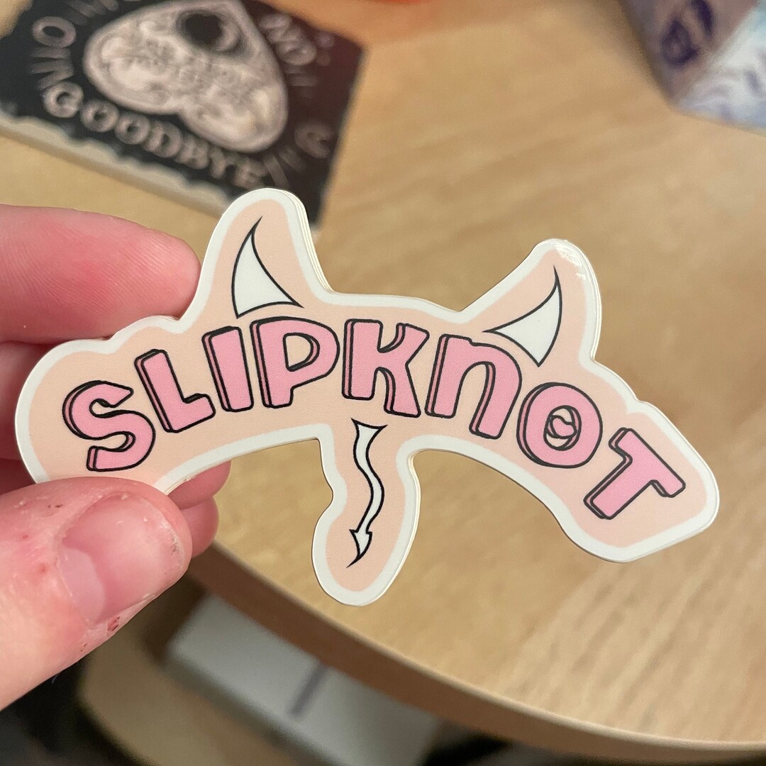 Pink Slipknot Devil Sticker - Etsy