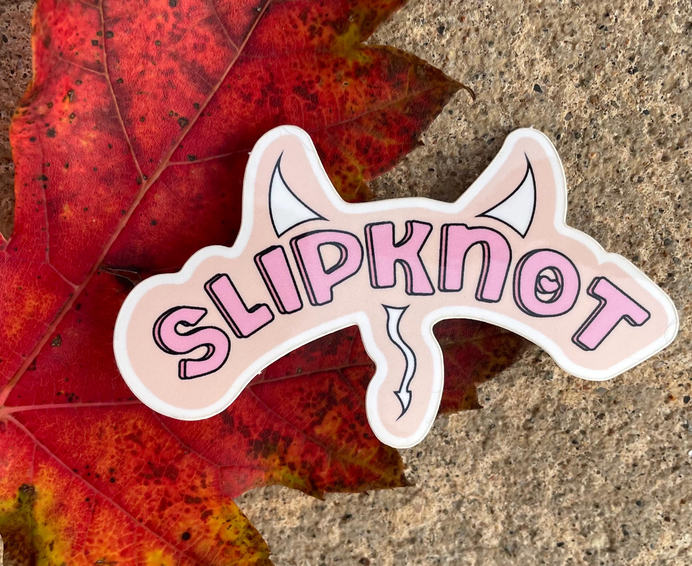 Pink Slipknot Devil Sticker - Etsy