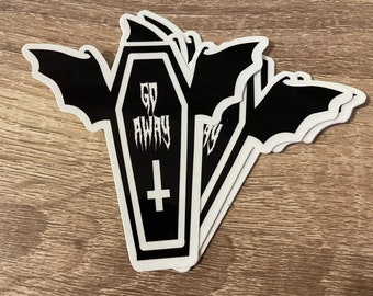 Coffin Sticker - Etsy